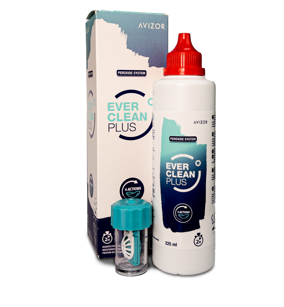 Ever Clean Plus til rensning og opbevaring af linser - Øjensynlig